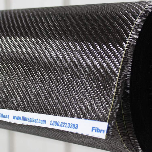 Twill Weave Carbon Fiber Fabric | 3k Tow, 2 x 2 Weave | Fibre Glast