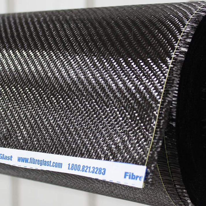 Twill Weave Carbon Fiber Fabric | 3k Tow, 2 x 2 Weave | Fibre Glast