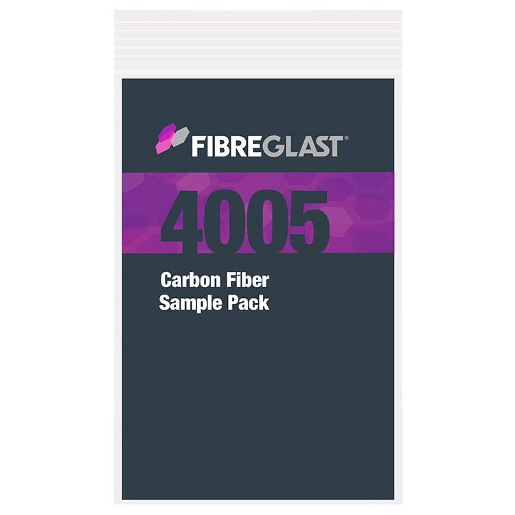 Carbon Fiber Fabrics Sample Pack | 4x6 Swatches | Fibre Glast