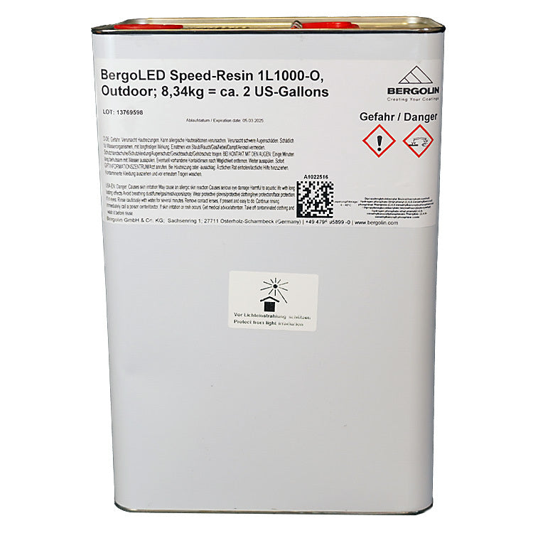 Bergolin UV Resin | BergoLED | Quick Curing UV Resin – Fibre Glast