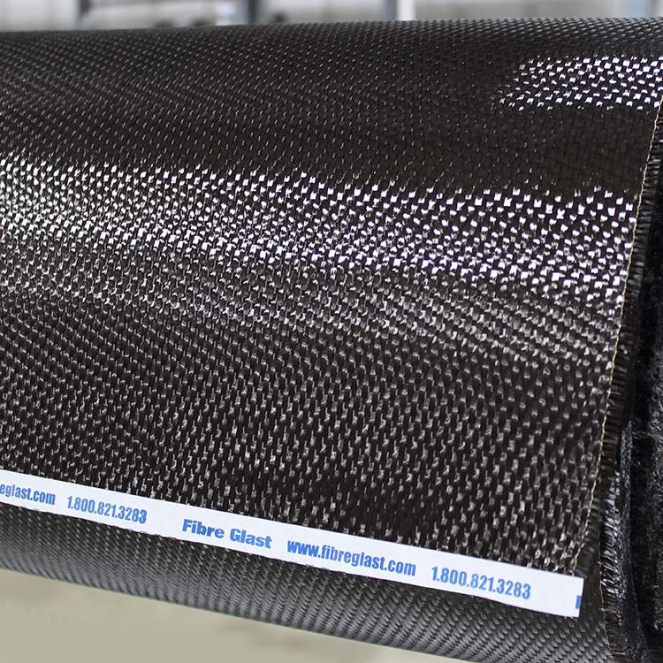 Satin Weave Carbon Fiber Fabric | 5HS, 6K Tow | Fibre Glast