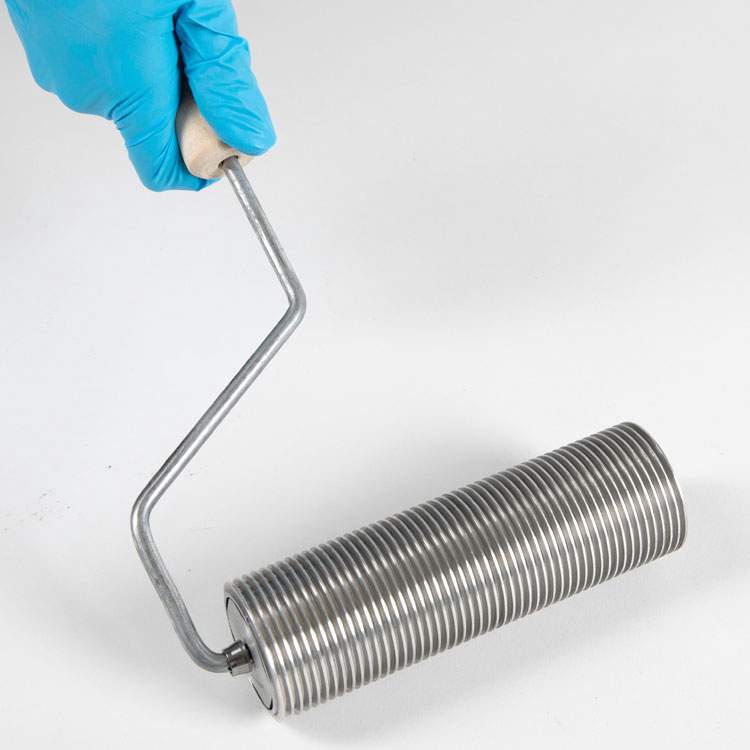 Aluminum Saturation Roller 1/2" x 3" in stock | Fibre Glast