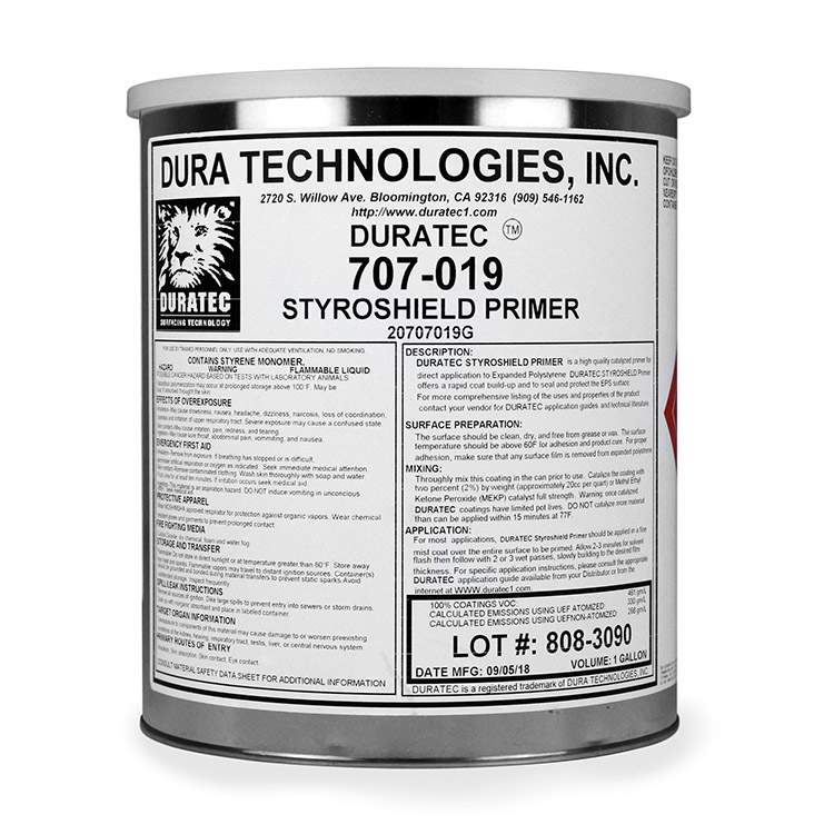 Duratec StyroShield Primer. Foam Primer-Sealant in stock | Fibre Glast