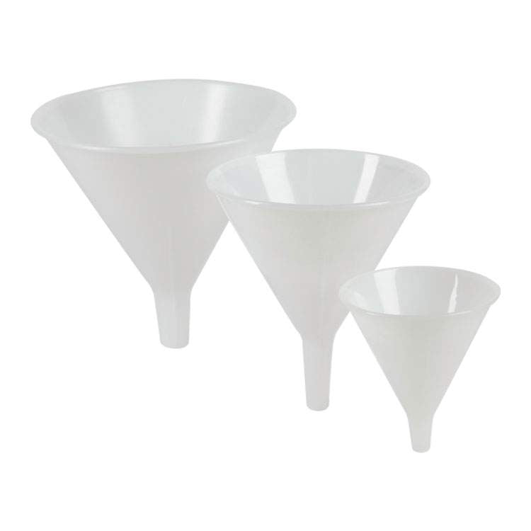 Plastic Funnels 4, 16 & 32 oz in stock same day shipping | Fibre Glast