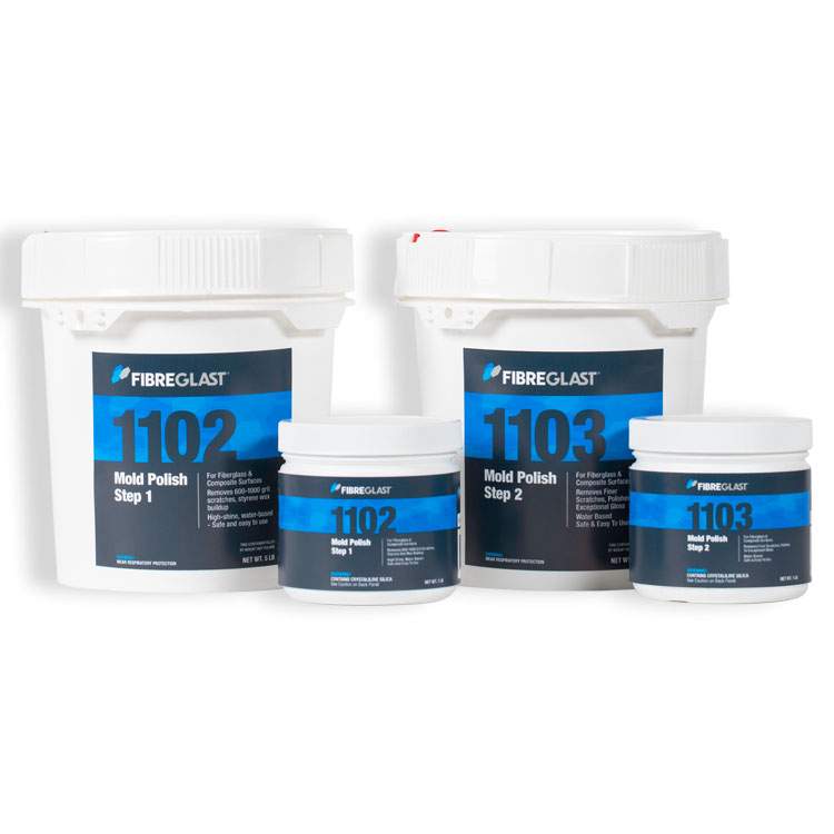 Step 1 & 2 Mold Polish begins when sanding ends | Fibre Glast