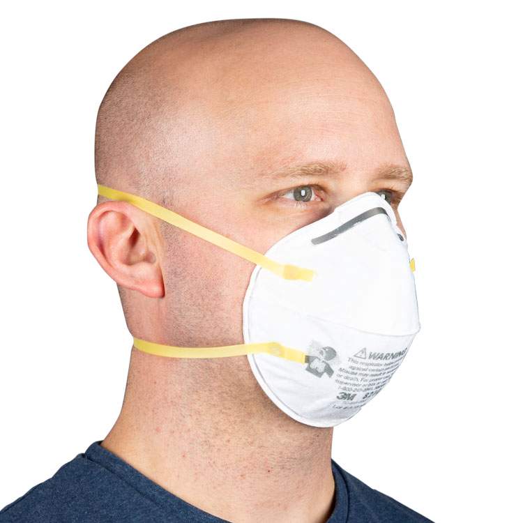 Two Strap Dust and Mist Mask in stock same day shipping | Fibre Glast